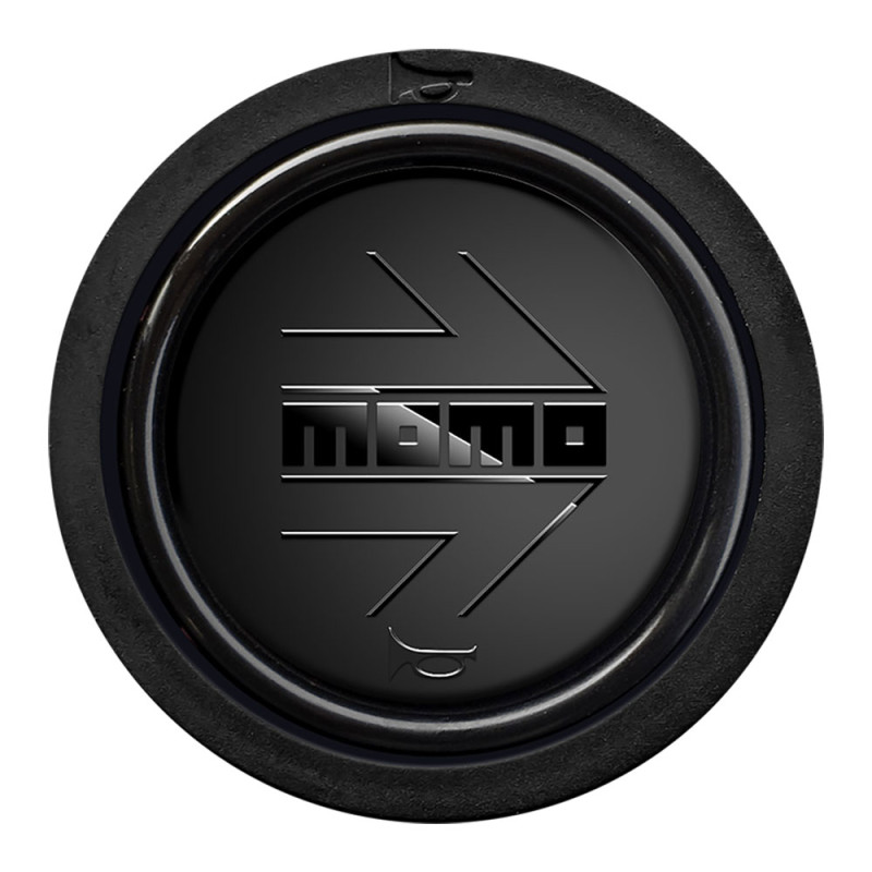 Momo Horn Button Arrow Matt Black Edition
